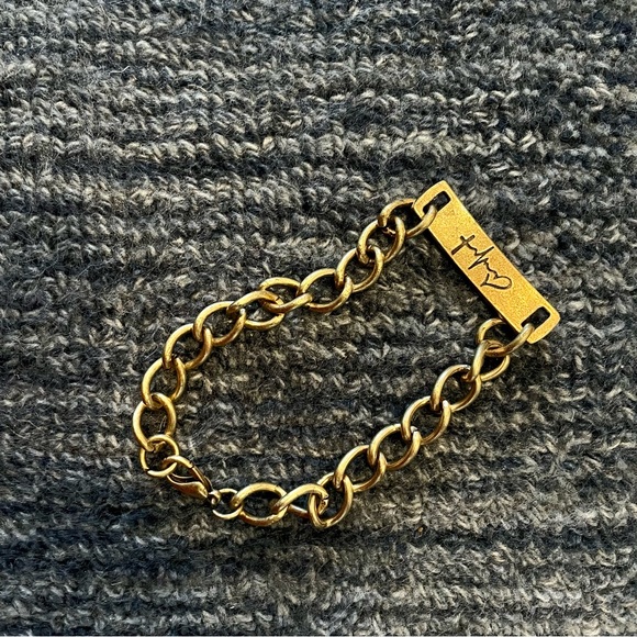 Jewelry | Tim Tebow Foundation Gold Faith Hope Love Bracelet | Poshmark